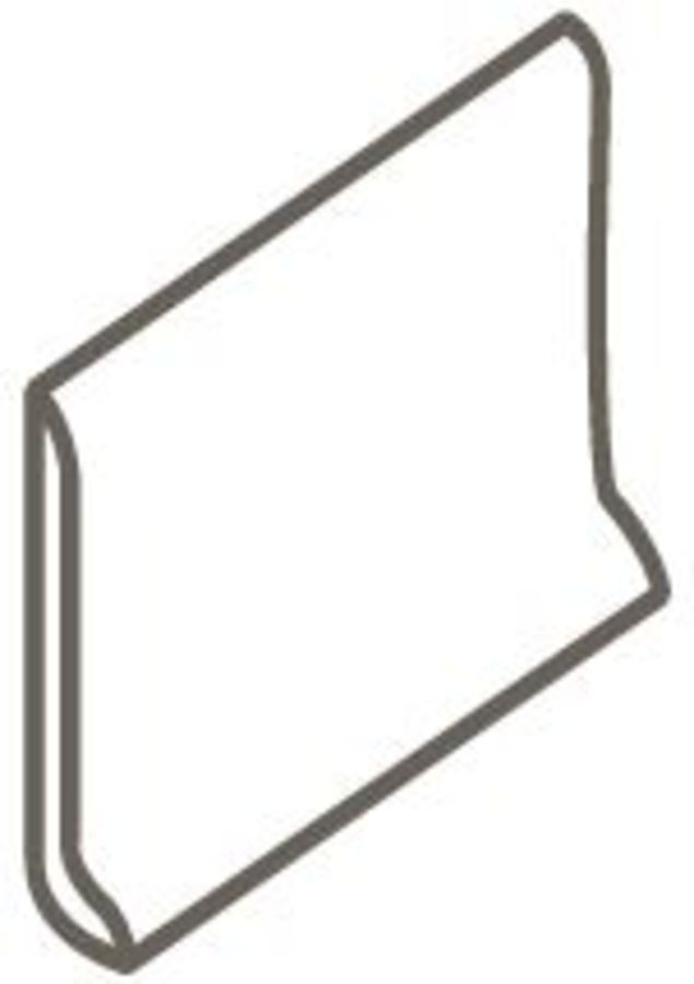 Presley White 6x6 Sanitary Cove Base - Virginia Tile Company