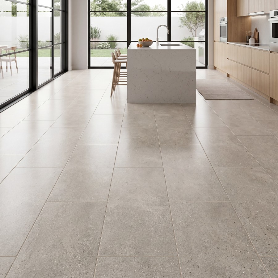Romana Dark Gray 12x24 Cross Cut Field Tile Matte Rectified - Virginia ...