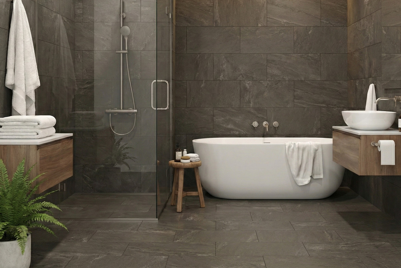 Calico Ash 24x24 Field Tile Textured Rectified - Virginia Tile Company